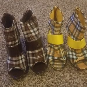 Bumper | Shoes | 2 Pr Of Heels | Poshmark